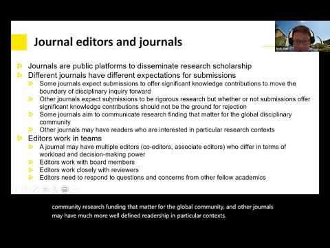 Dr Andy Gao, Editor of System, Shares the Secrets of Journal Editors ...