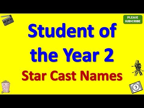 Student of the Year 2 Star Cast, Actor, Actress and Director Name