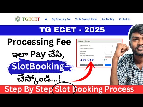 ts ecet slot booking 2025 | ts ecet counselling process | ts ecet certificate verification 2025