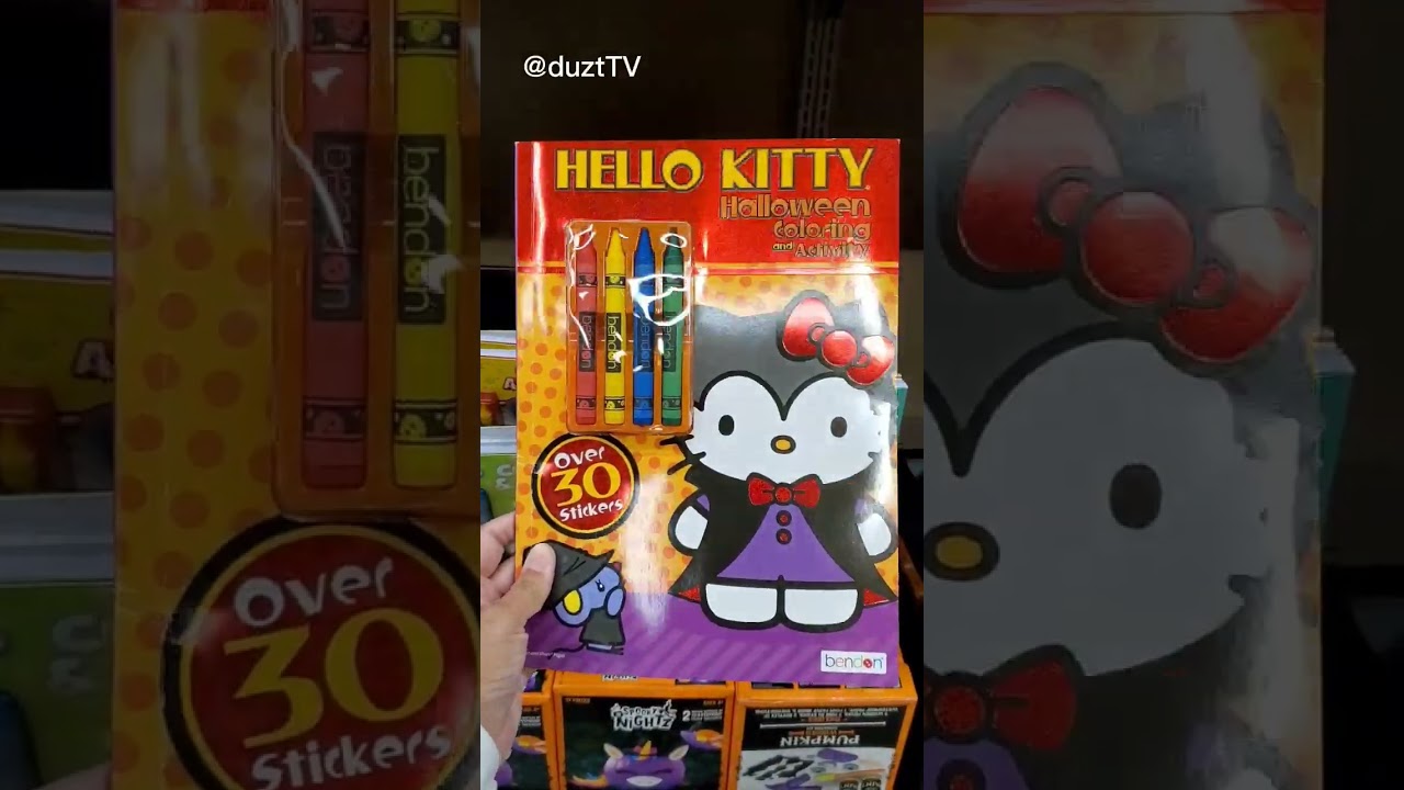 Hello Kitty Halloween coloring and activity book at Aldi #hellokitty