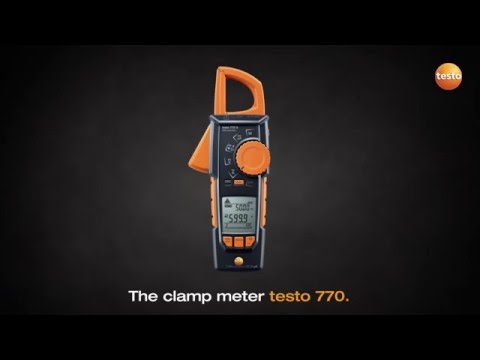 testo 770-3 RMS clamp meter with Bluetooth | Capacity | Electrical ...
