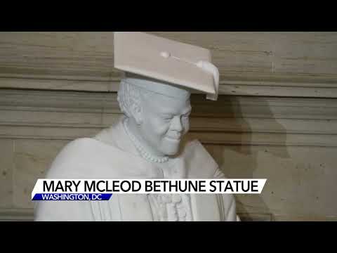 Historic statue of Doctor Mary McLeod Bethune unveiled in U.S. Capitol