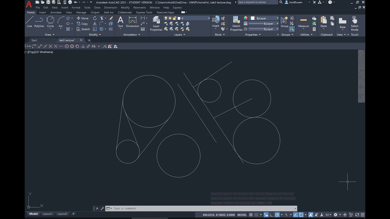 AutoCAD - Chapter 2 - Basic Object Construction