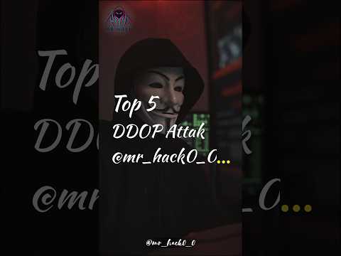 Top 5 DDOS Attack tools #cybersecurity #hacker #tech #hack #tecnology #anonymous #cyber #cyberattack