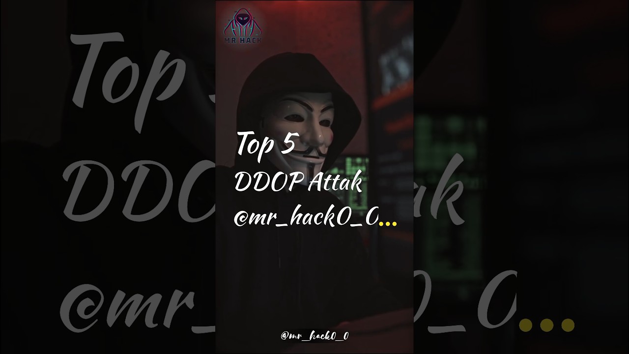 Top 5 DDOS Attack tools #cybersecurity #hacker #tech #hack #tecnology #anonymous #cyber #cyberattack