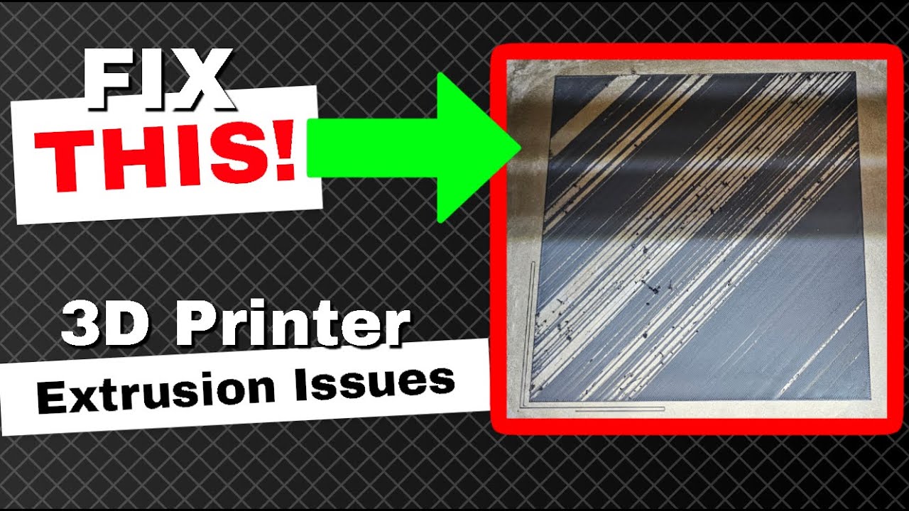 3D Printer Extrusion Issues- Troubleshooting & Fixes!!