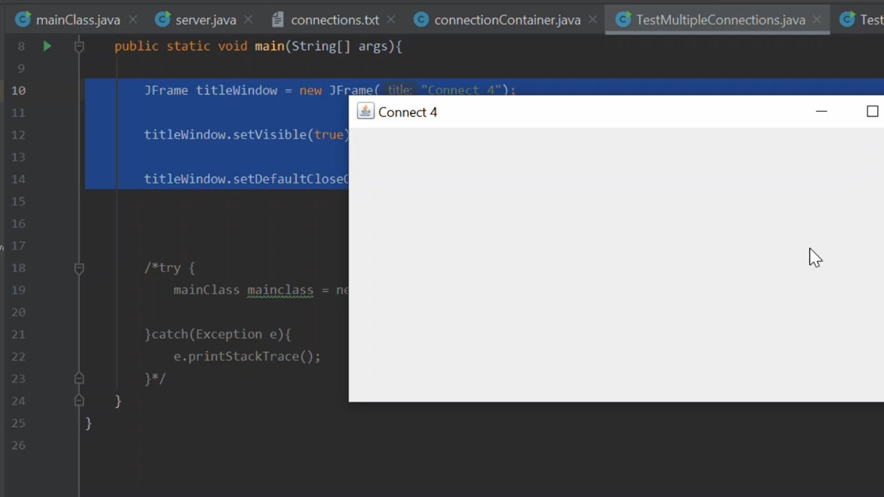 Connect 4 in Java Part 30 - GUI