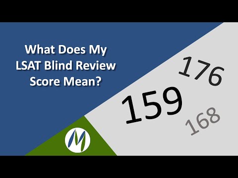What Does My LSAT Blind Review Score Mean?