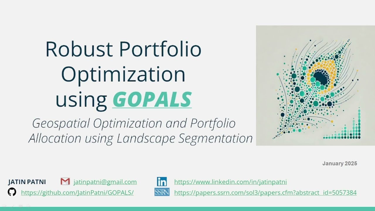 Robust Portfolio Optimization using GOPALS