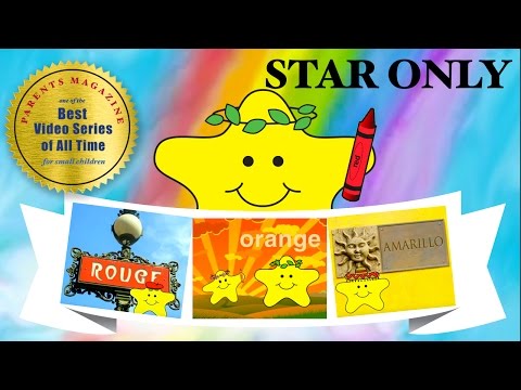 STAR's Colors ★ Learn English, French, Spanish ★ Best Early Learning Videos for Babies Kids