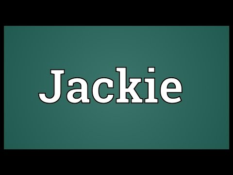Jackie Meaning