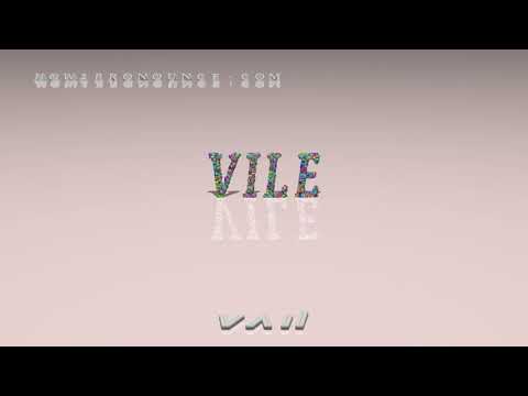 vile - pronunciation + Examples in sentences and phrases