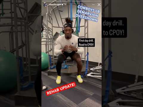 DEMARVION OVERSHOWN β #COWBOYS LB TORN KNEE REHAB #UPDATE! π₯ Will He Be Back By Mid-Season? π #NFL