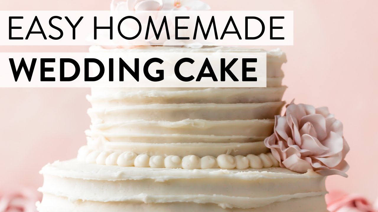 Simple Homemade Wedding Cake Recipe | Sally's Baking
