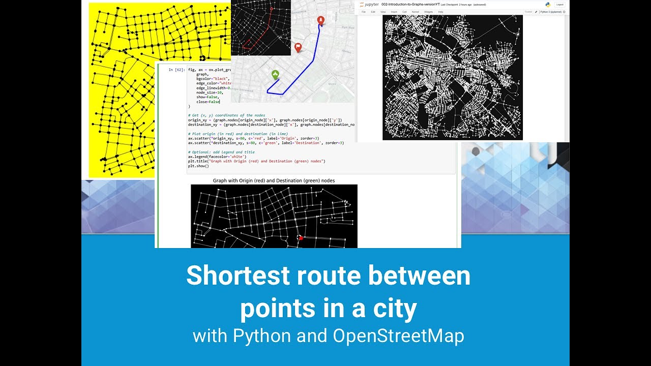 Shortest route between points in a city  - with Python and OpenStreetMap