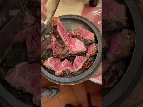 The signature T-bone steak of Florence, Italy.