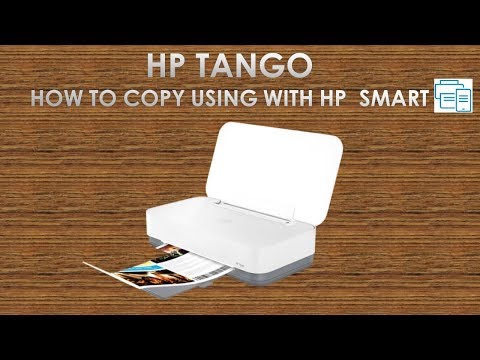 HP Tango How to Copy using the HP Smart