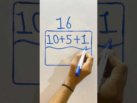 How to write 16 in roman number? #maths #mathsbyjigs#knowledge #romannumbercounting1to100 #education