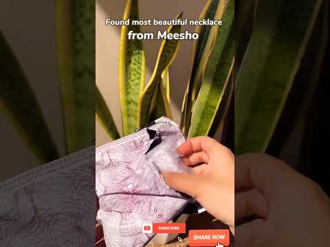 Meesho finds necklace under ₹250 #meesho #necklace #unboxing #jwelleryset