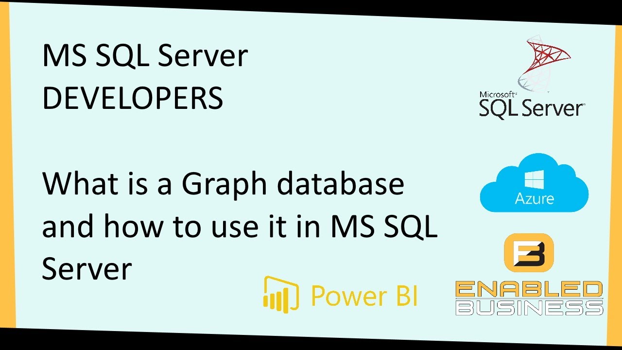 SQL 2017 Graph database explained