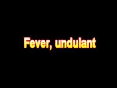 What Is The Definition Of Fever, undulant - Medical Dictionary Free Online