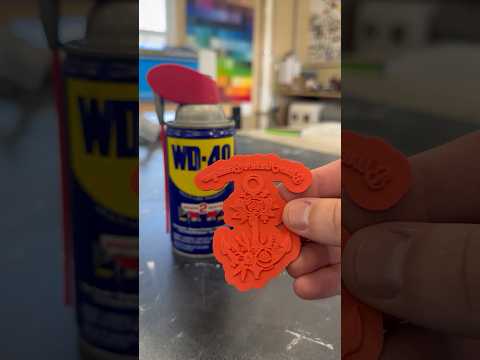 WD40 is by far the best way to clean up silicone and rubber after a laser engraving