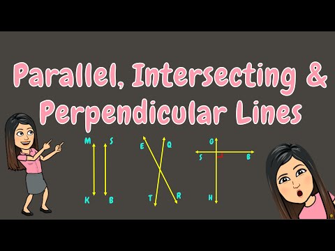 PARALLEL, INTERSECTING & PERPENDICULAR LINES | GRADE 4