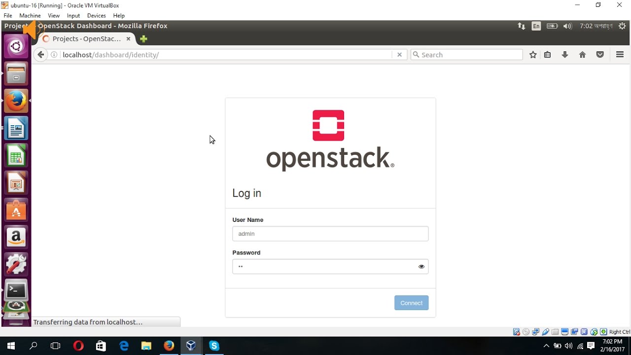 OpenStack installation using Devstack in VirtualBox & Ubuntu