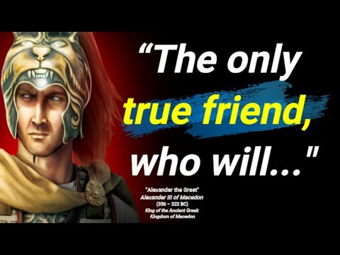 Alexander the Great Quotes on Leadership. | Witty Kuya. 🔔