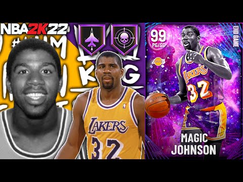 END GAME MAGIC JOHNSON GAMEPLAY! DOES THIS CARD MAKE THE MAGIC HAPPEN IN NBA 2K22 MyTEAM?