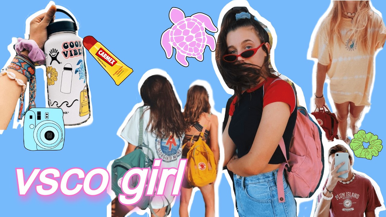 dissecting the vsco girl aesthetic 🐢🌞🌈🎒🌅🌊