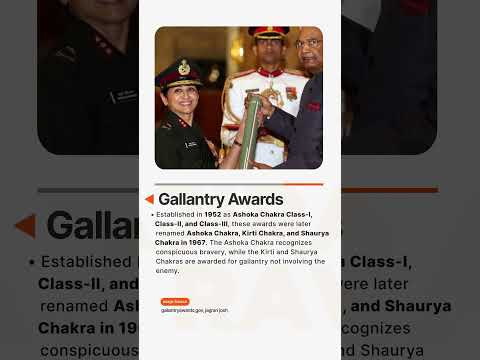 Gallantry Awards l Studies & Current Affairs for IAS Exam | Vajiram & Ravi