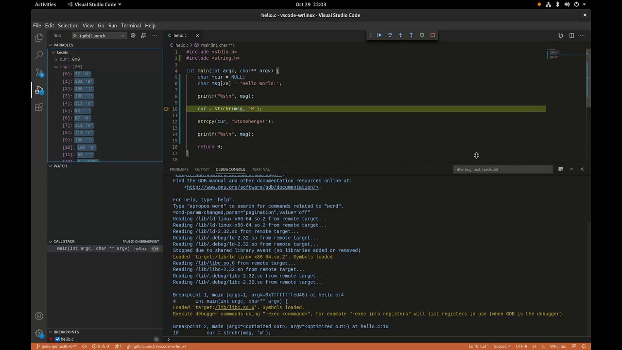 VS Code and Yocto Project - SDK Development