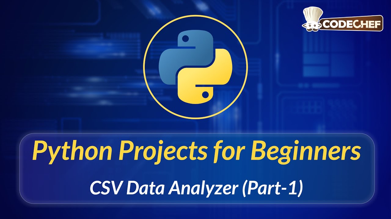 CSV Data Analyzer (Part-1) | Python Projects for Beginners