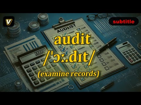 [v] Audit meaning (examine records) with 5 examples