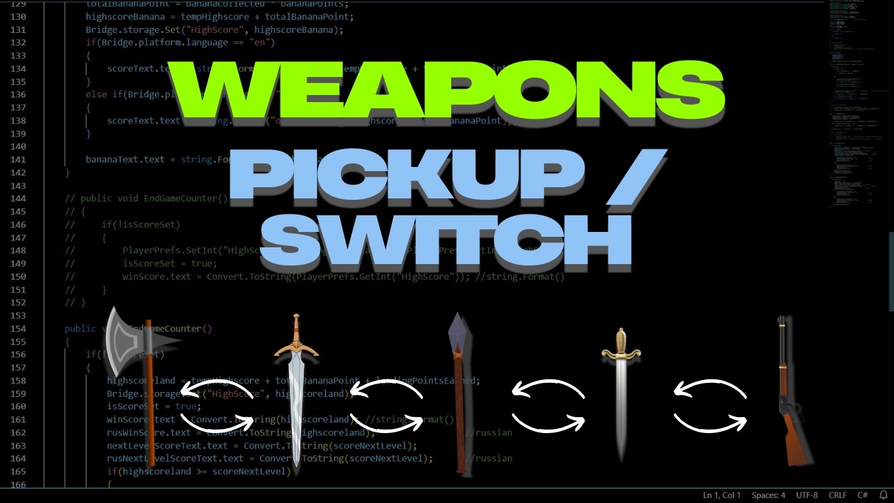Weapon Switching in Unity: It's Easier Than You Think! | devlog