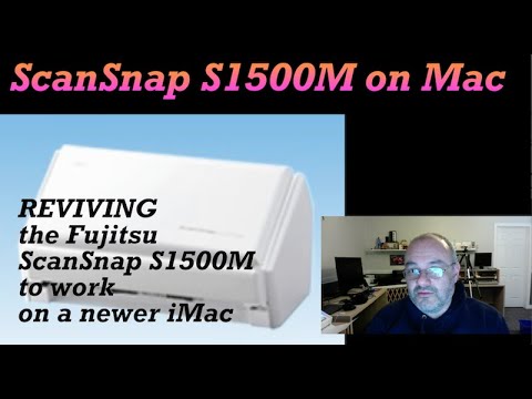 Fujitsu ScanSnap S1500M PART 2 - Getting it working on a Mac