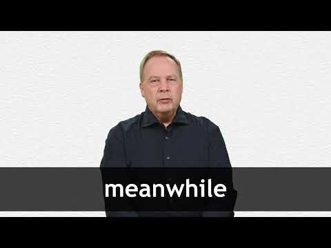 How to pronounce MEANWHILE in American English
