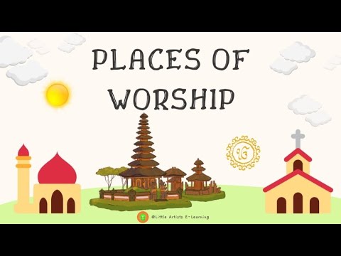 Places of worship | places of worship for kids | Religion and holy book | religious place of worship