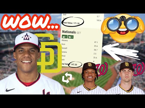 Padres *FLEECE* Nationals in Juan Soto trade?? || FULL Trade Value
