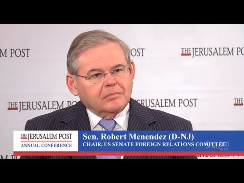 Sen. Robert Menendez (D-NJ) at the Jerusalem Post Conference