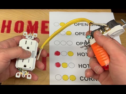 Outlet Tester / GFCI Tester, what do the lights mean?