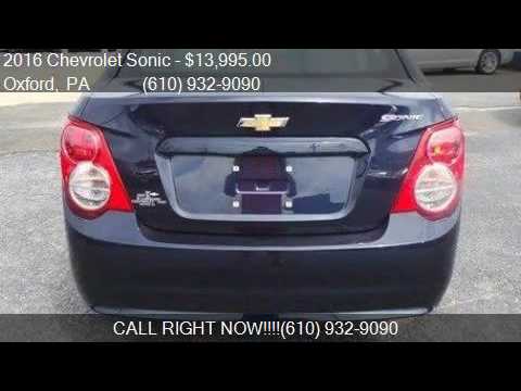 2016 Chevrolet Sonic LS Auto 4dr Sedan for sale in Oxford, P
