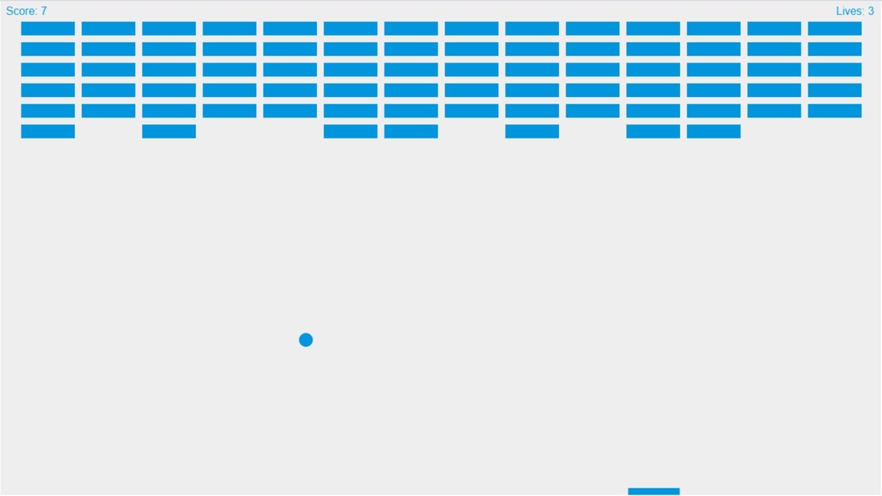 Javascript games in UWP WebView - 2D Breakout Game