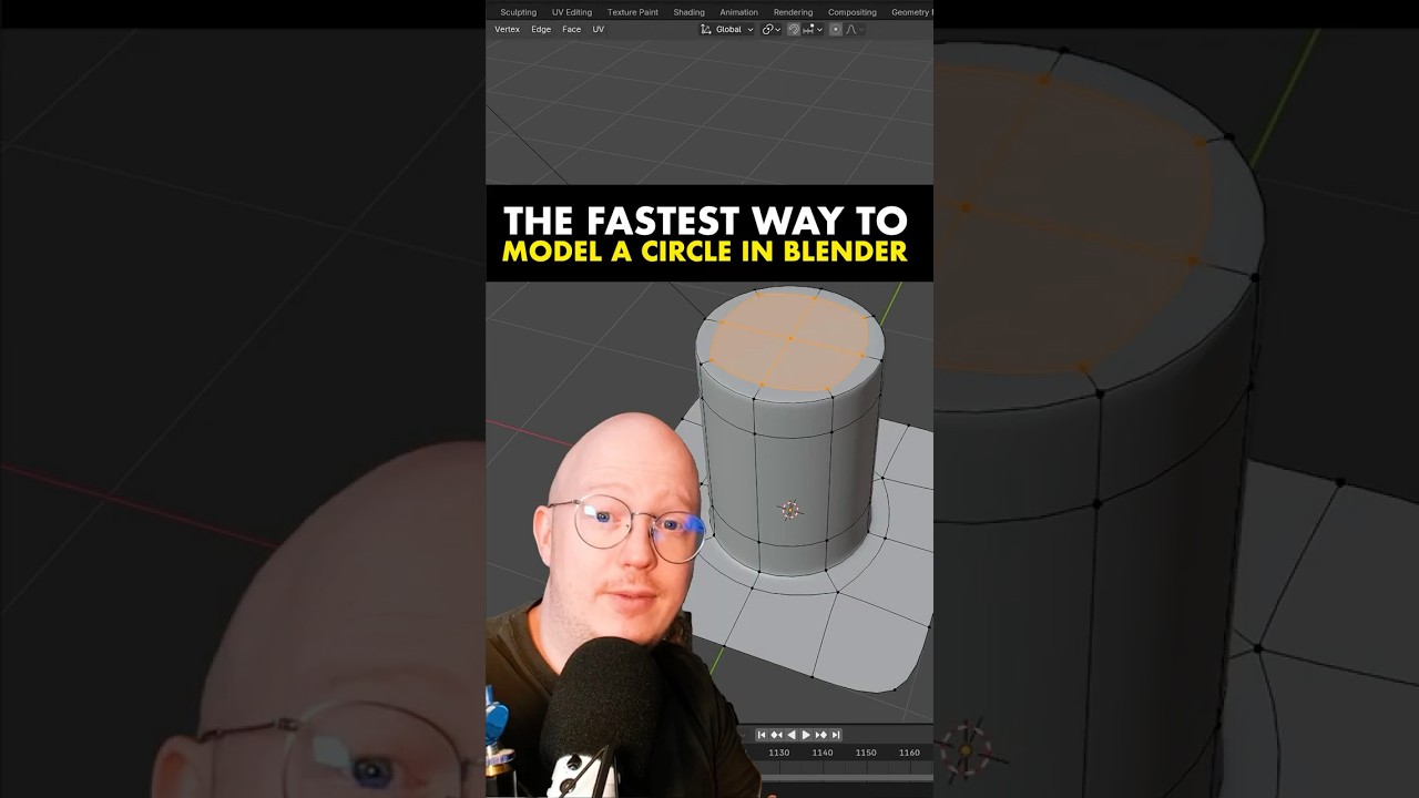 Essential Hard Surface Blender Modeling Tip: Perfect Circles in One Click