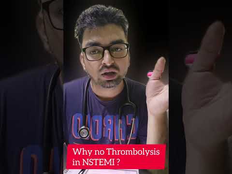 Why no Thrombolysis in NSTEMI
