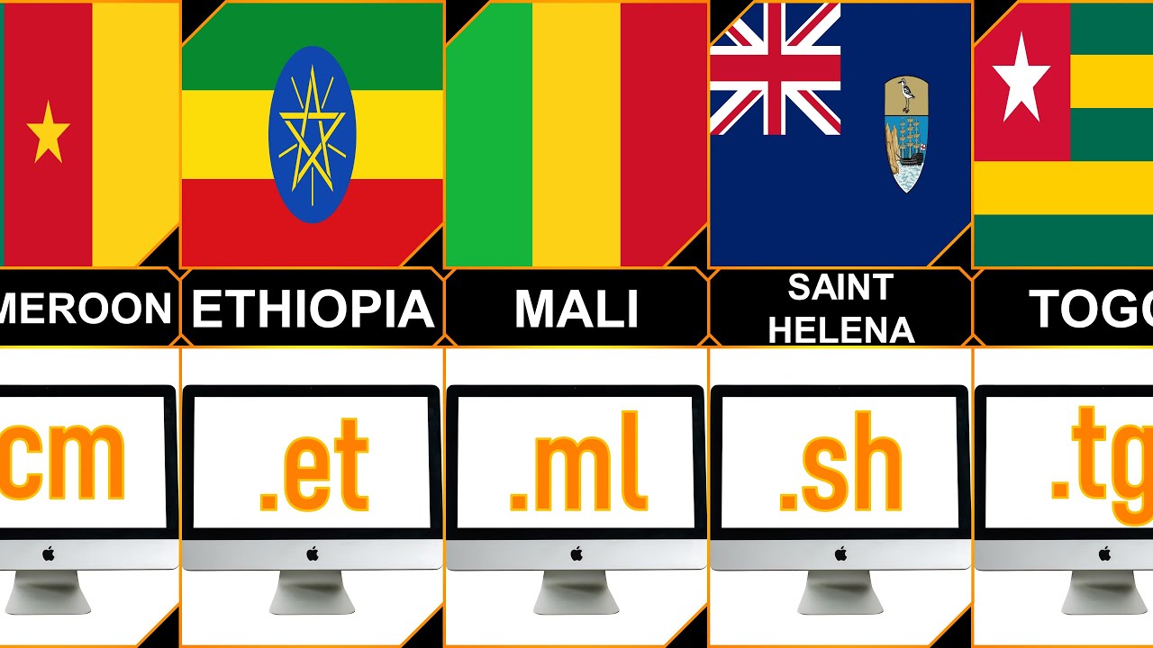 Internet African Countries code top-level domain (ccTLD)