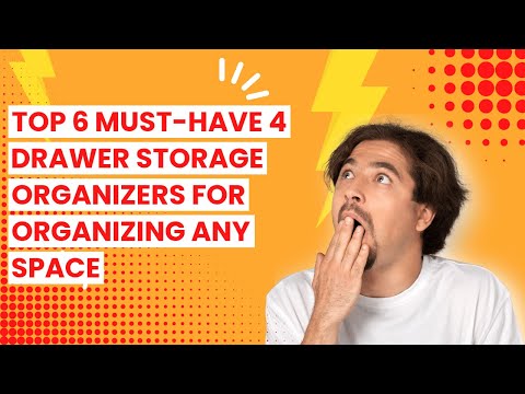 4 drawer storage organizer: Top 6 Must-Have 4 Drawer Storage Organizers for Organizing Any Space 🤑