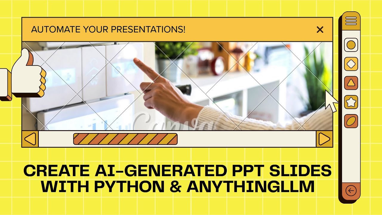 Automate PowerPoint with Python & AnythingLLM | Create AI-Generated PPT Slides (pptx Tutorial)