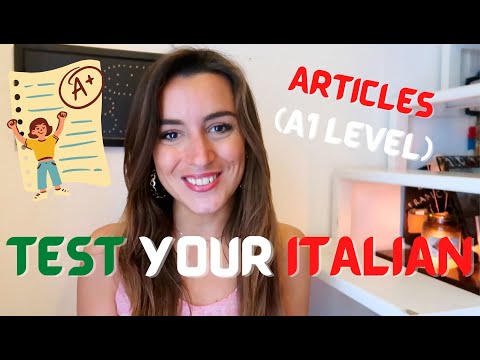 Test your Italian! | Definite and indefinite articles quiz (A1 level)